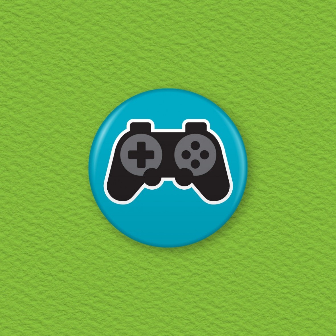 Game Controller Button Badge | Badger