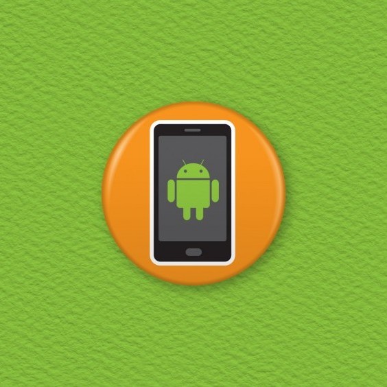 Apple Phone Button Badge | Badger