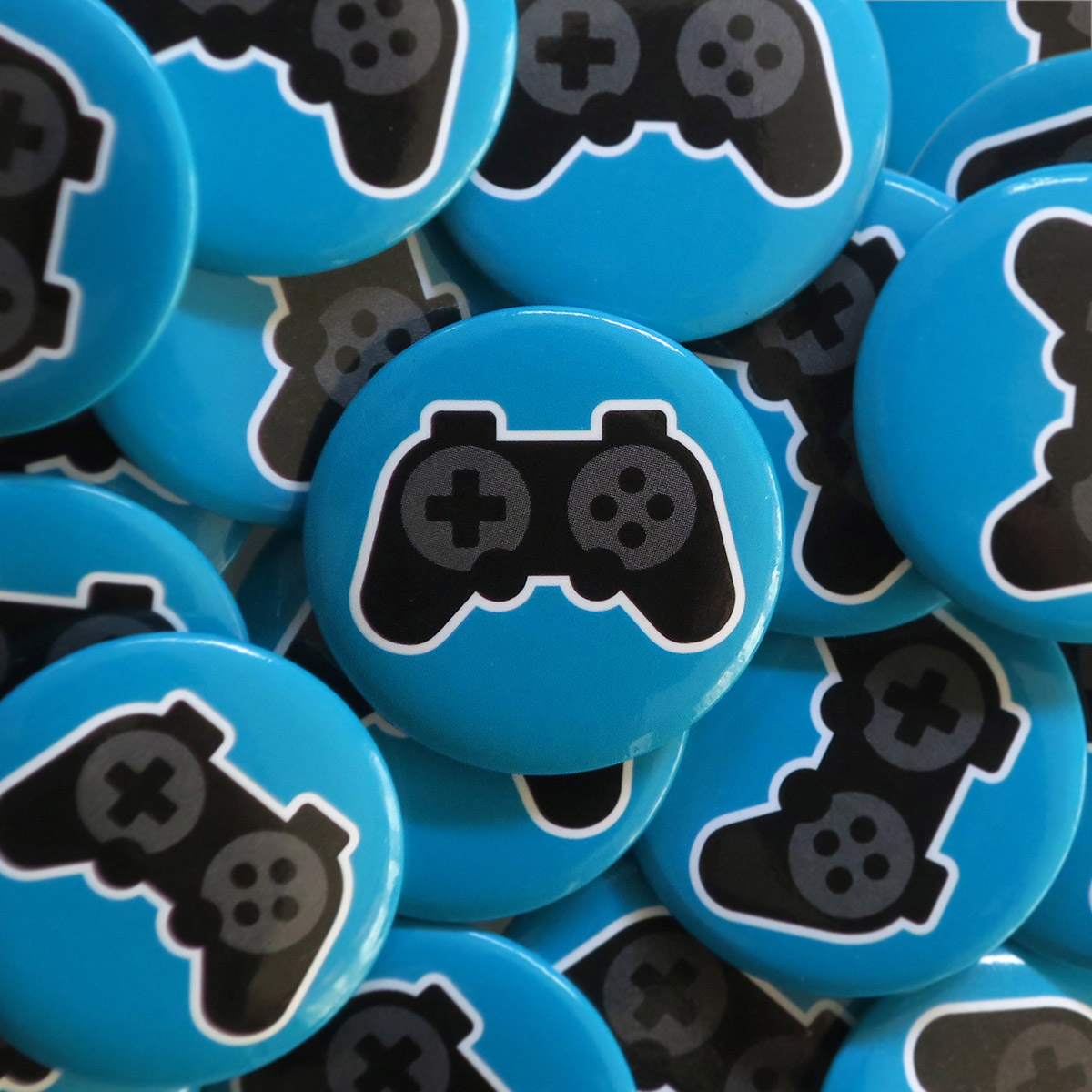 Game Controller Button Badge | Badger