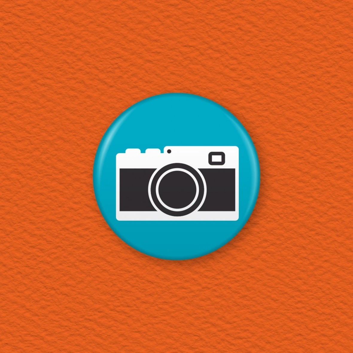 Camera Button Badge | Badger