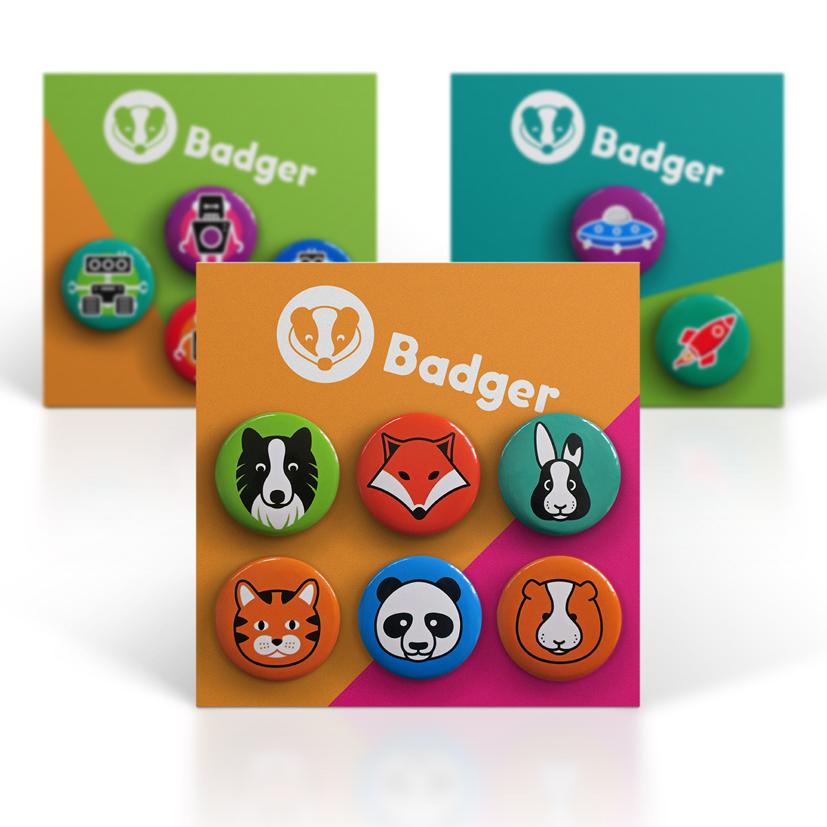 Badge Set Retail Packaging, Ideal For Gifts | Badger