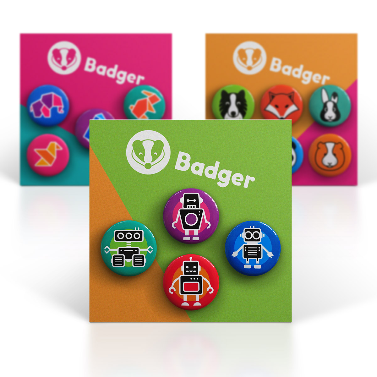 Badge Set Retail Packaging, Ideal For Gifts | Badger